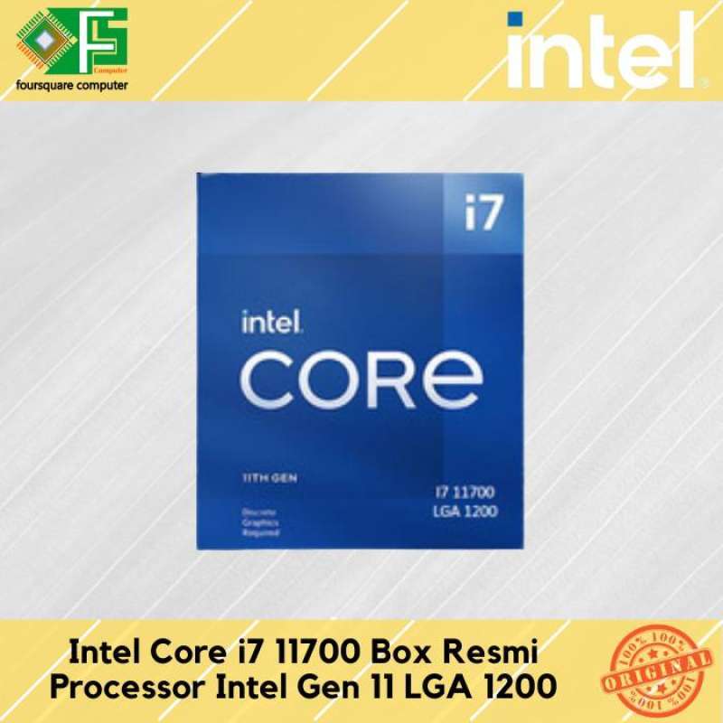 Daftar Harga Procesor Intel Core I7 Gen 11 1700 🔥 Original ...