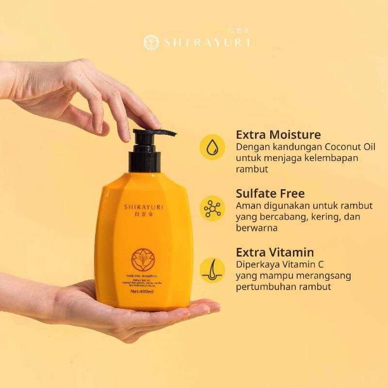 Jual SHIRAYURI SHAMPOO ANTI HAIR FALL PERAWATAN RAMBUT RONTOK BY DR SCHATZ ORIGINAL di Seller ...