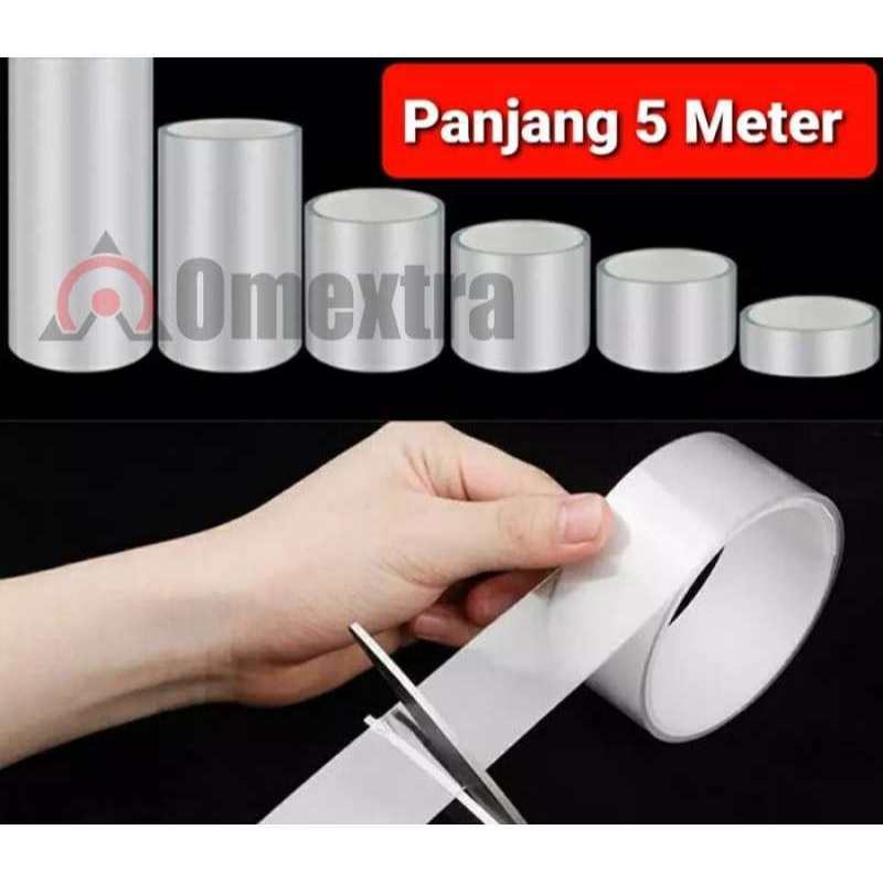 Jual Stiker Transparan Anti Gores Sticker Protector Omextra High Bond ...