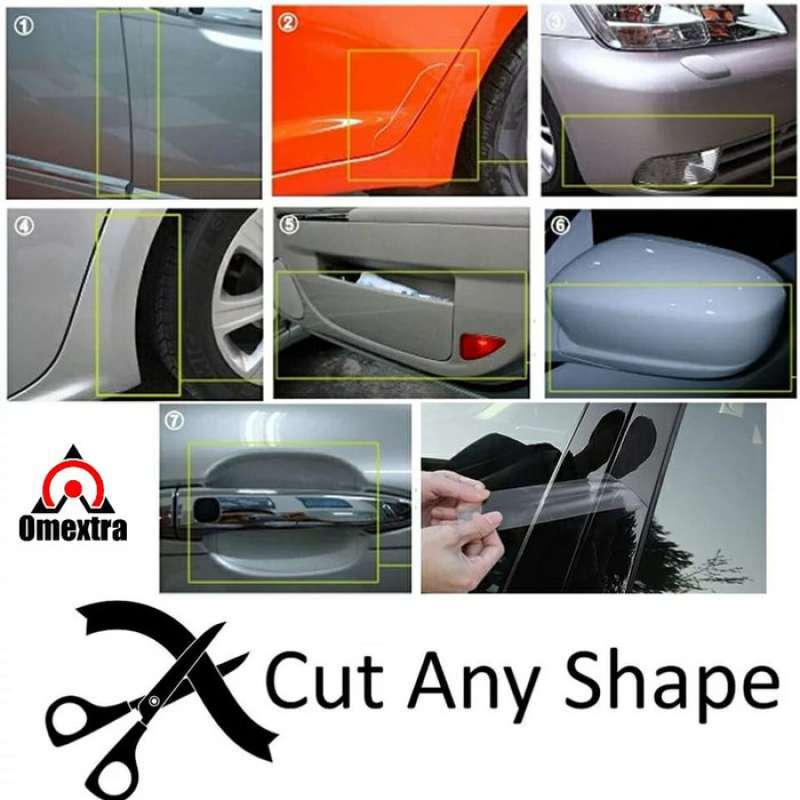 Jual Stiker Transparan Anti Gores Sticker Protector Omextra High Bond ...