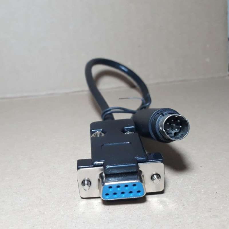 Promo Baru Kabel Serial Rs232 Db 9 Pin Female To 8 Pin Mini Din Male 30 ...