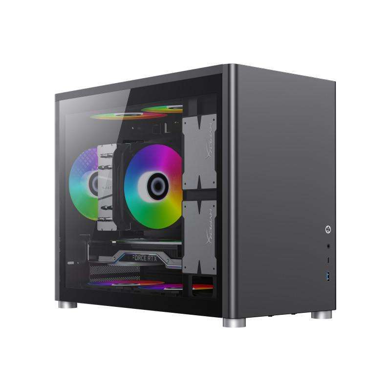 Jual Pc Casing Gamemax Spark Hitam Grey Putih | Cpu Case Gaming Micro ...
