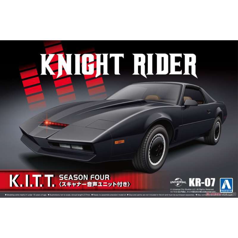 Promo Aoshima 06561 1/24 Knight Rider 2000 Kitt Season Iv With Scanner ...