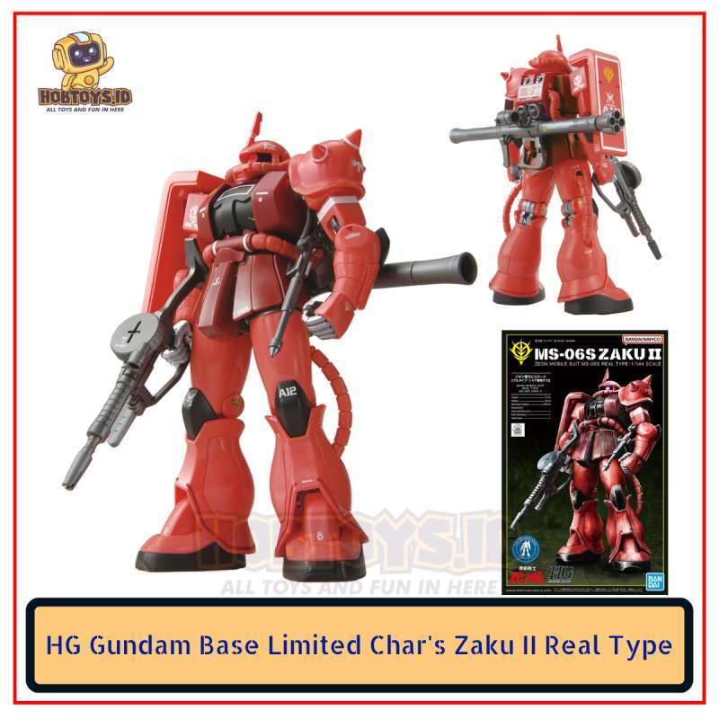Jual HG Gundam Base Limited Char's Zaku II Real Type di Seller Hobtoys ...