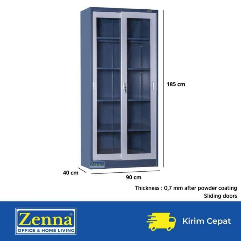 Jual Zenna filling cabinet / lemari besi / rak penyimpanan / lemari ...