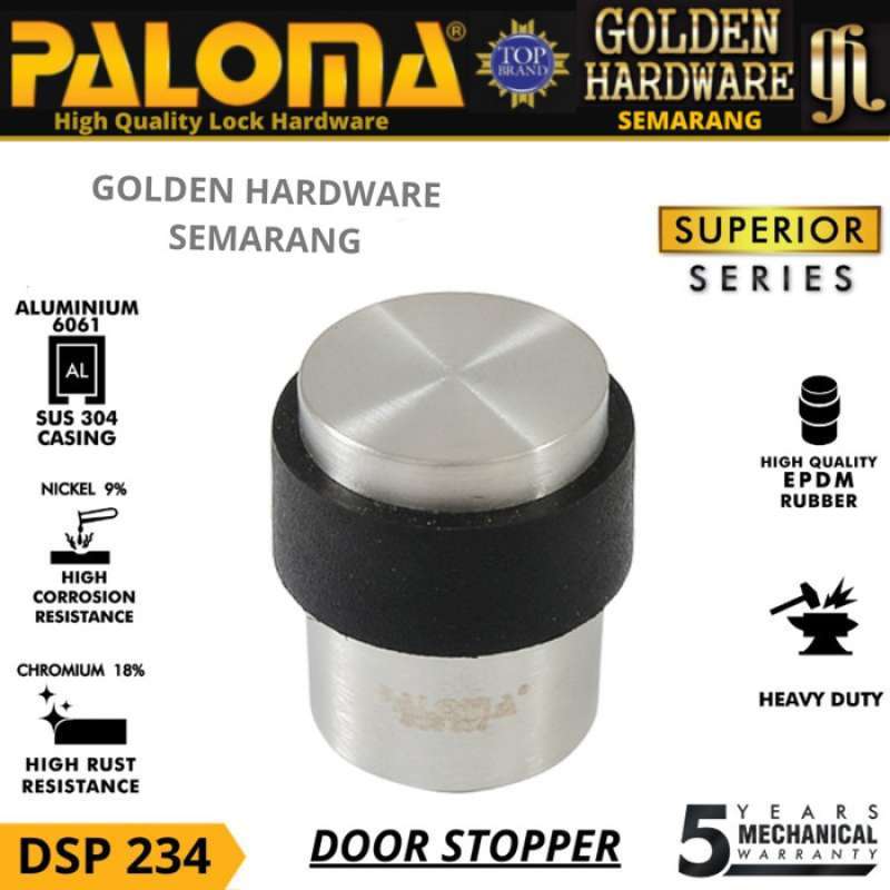 Promo Paloma Door Stop Stopper Dsp 234 Lantai Paloma Penahan Pintu ...