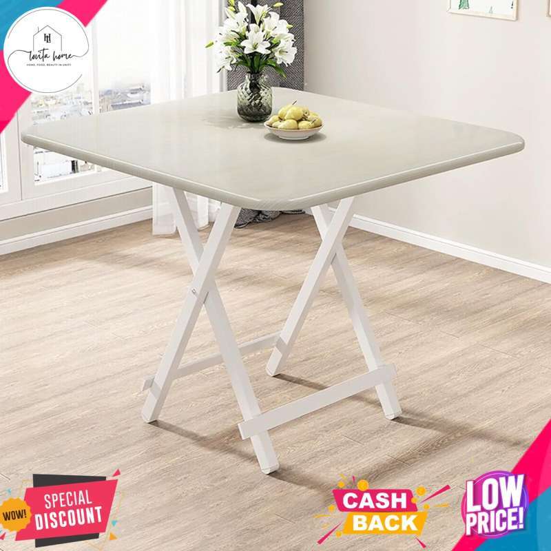 Jual Meja Lipat Ukuran 80x80x75 / Meja Makan Lipat / Meja Lipat Serbaguna / Meja Makan Portable ...