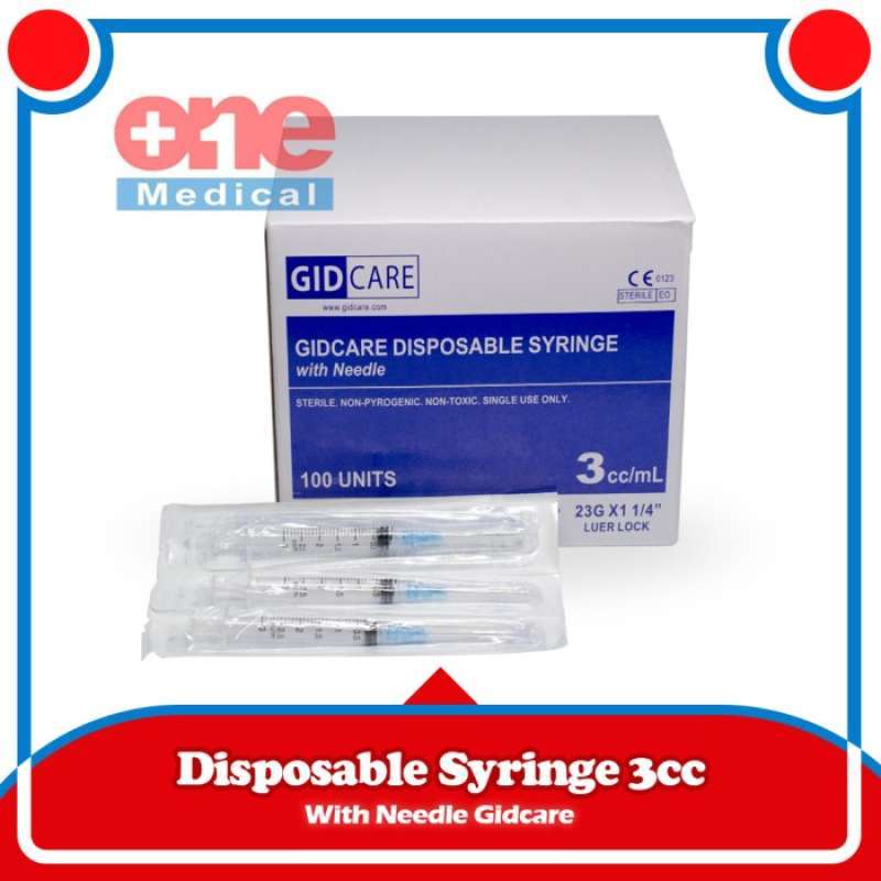 Jual Syringe With Needle - Spuit 3cc Gidcare Di Seller Himama Store ...
