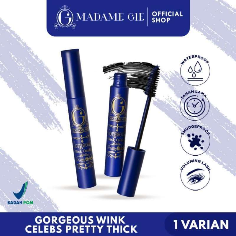 Promo Madame Gie Gorgeous Wink Celebs Pretty Thick - Mascara Waterproof ...