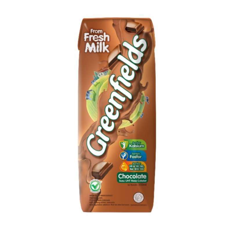 Promo Greenfields Uht Milk Chocolate [250 Ml] Diskon 6% Di Seller Fresh ...