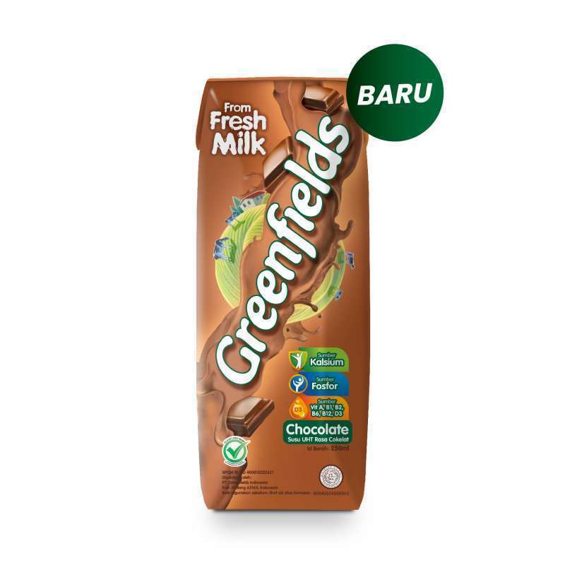 Promo Greenfields Uht Milk Chocolate [250 Ml] Diskon 6% Di Seller Fresh ...