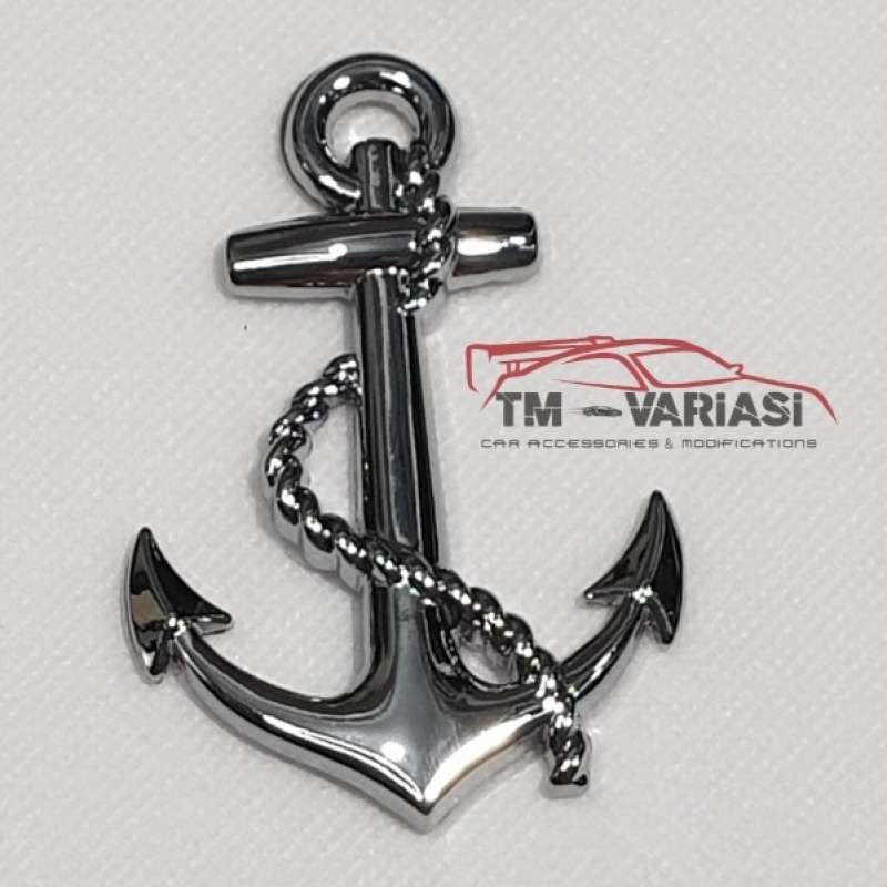 Promo Emblem Logo Besi Motif Jangkar Diskon 9% Di Seller Fausa Store ...