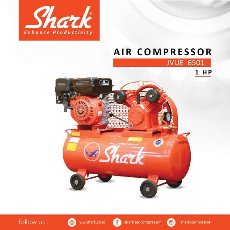 Promo Kompresor 1Hp tangki 83 liter Shark Air Compressor + Engine JVUE ...