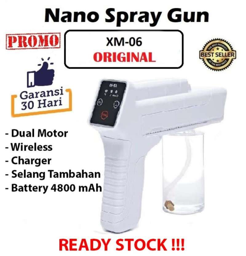 Jual Nano Spray Wireless Uv Portable Alkohol Disinfectan Xm-06 - Di ...