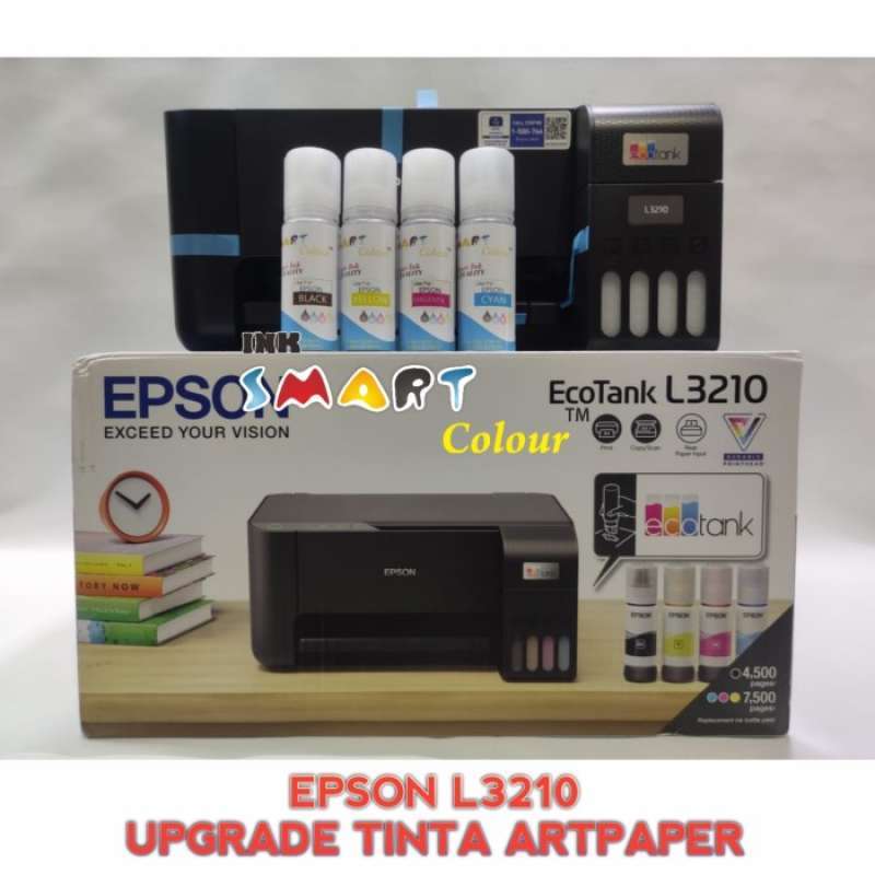 Promo Baru Printer Epson L3210 Up Tinta Artpaper Termurah Diskon 5% di ...