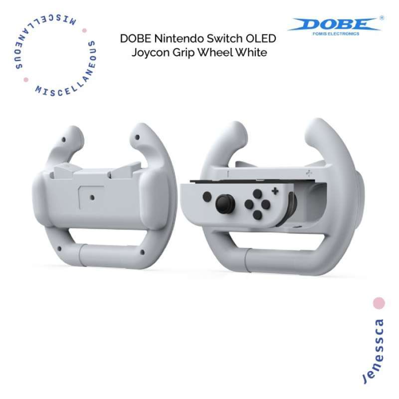 Promo Dobe Nintendo Switch Oled Joycon Wheel Grip Handle Single Joy Con ...