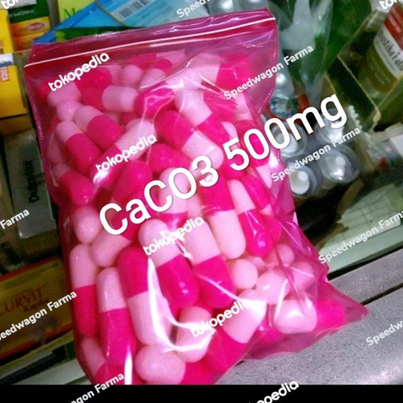 Promo Caco3 500mg @100 Per Pack / Caco / Calcium Carbonate Diskon 33% ...