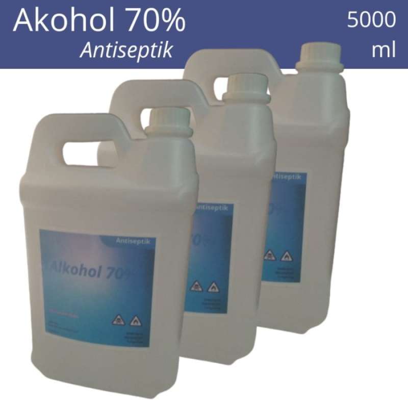 Promo Alkohol 70% Ethanol 5 Liter Diskon 33% Di Seller Ksm Store - Meruya Selatan (udik), Kota ...