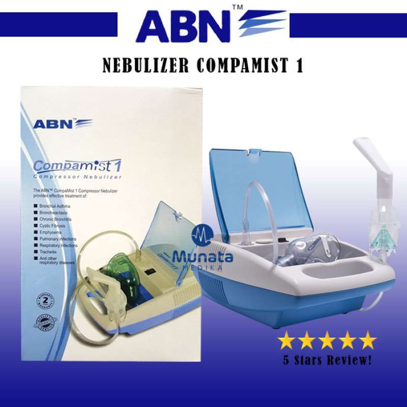 Promo Abn Nebulizer Compamist 1 / Alat Terapi Uap / Compressor ...