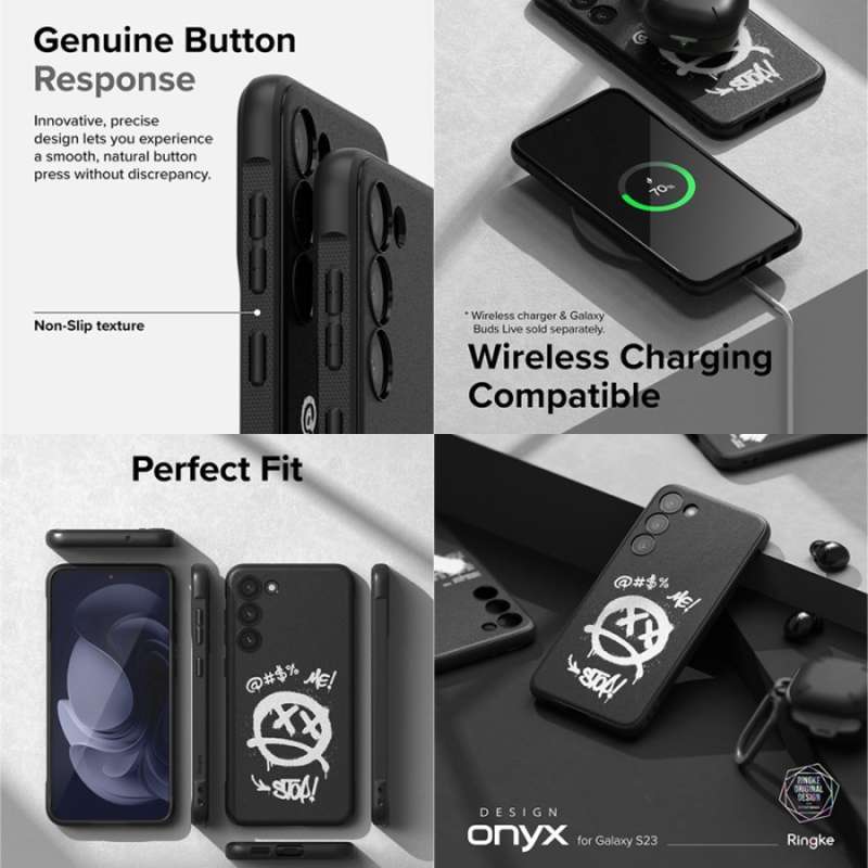 Promo Ringke Galaxy S23 Ultra Onyx Casing Softcase Military Drop Slim ...