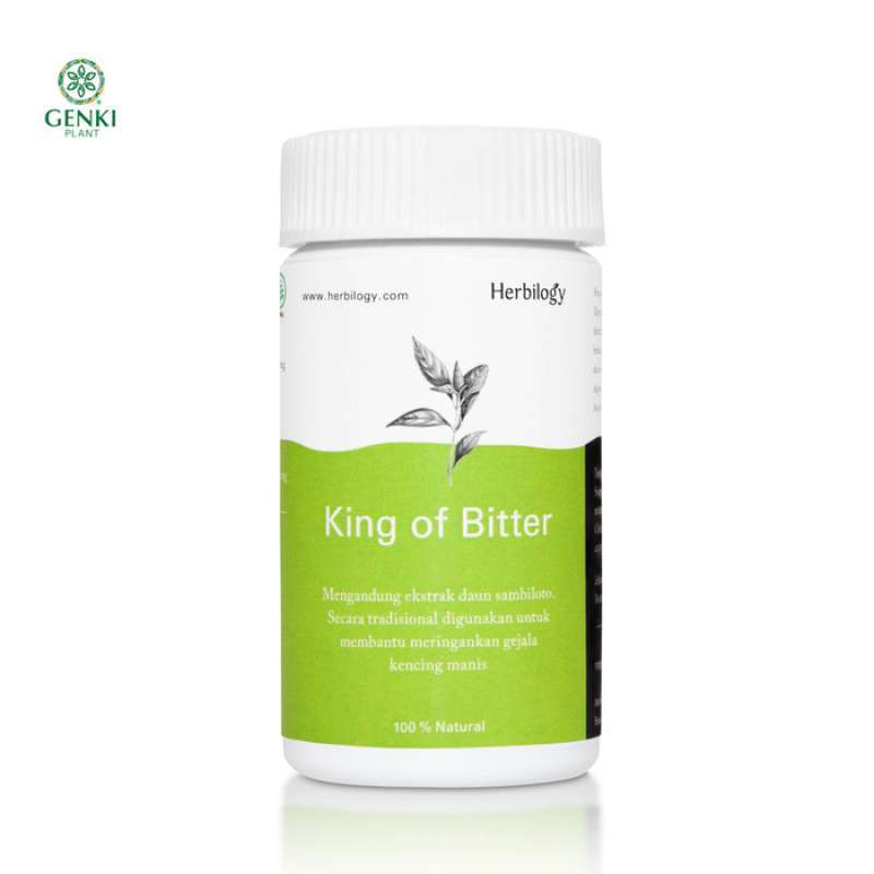 Promo Herbilogy King Of Bitter Capsule - 60 Capsules Diskon 33% Di ...