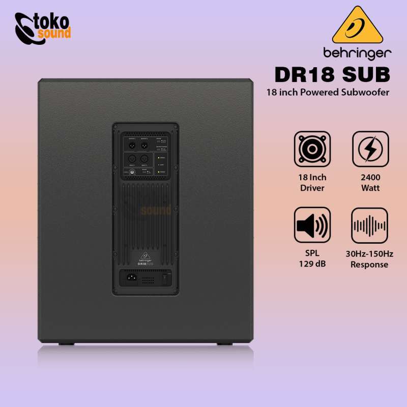 behringer subwoofer 18 active