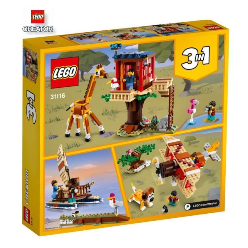 Promo Lego Creator 31116 Safari Wildlife Tree House - Lego Creator 3 In ...