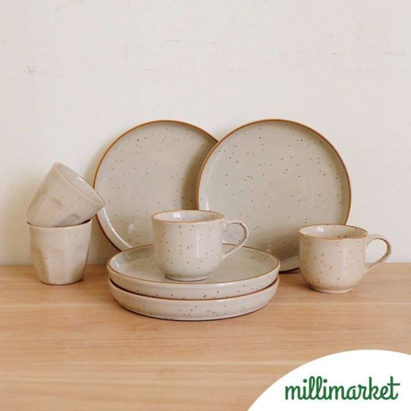 Promo Asara Set Series (plate & Mug)/piring Gelas Set/piring Set ...