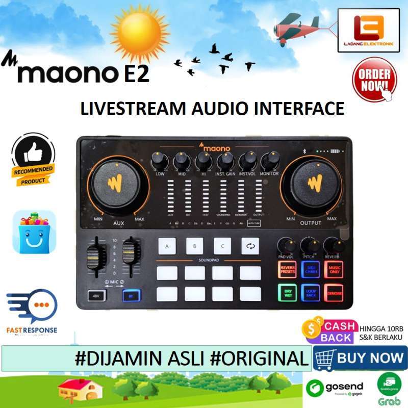 Jual Maono E2 Maonocaster Ame2 Am-e2 Soundcard Streaming Podcast Di ...