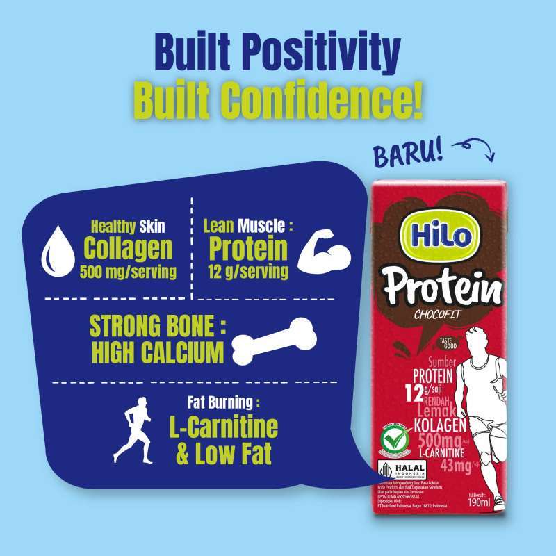 Promo Hilo Protein Chocofit Uht 190 Ml X 4 Pcs – Susu Tinggi Protein ...