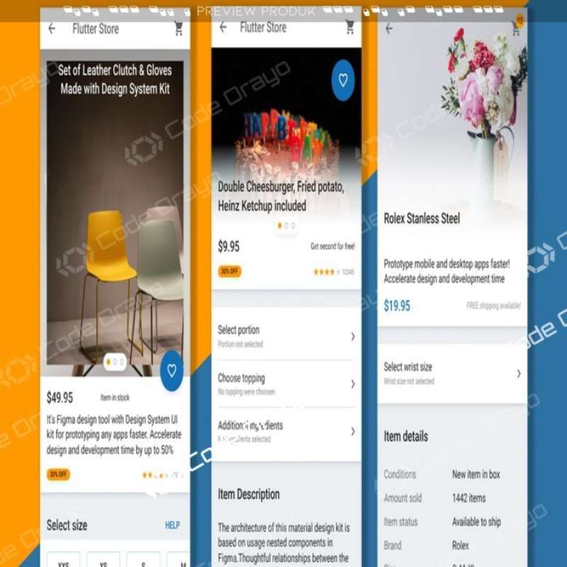 Promo uFlutter Universal Flutter UI Kit Biggest Kit Widgets Templates ...