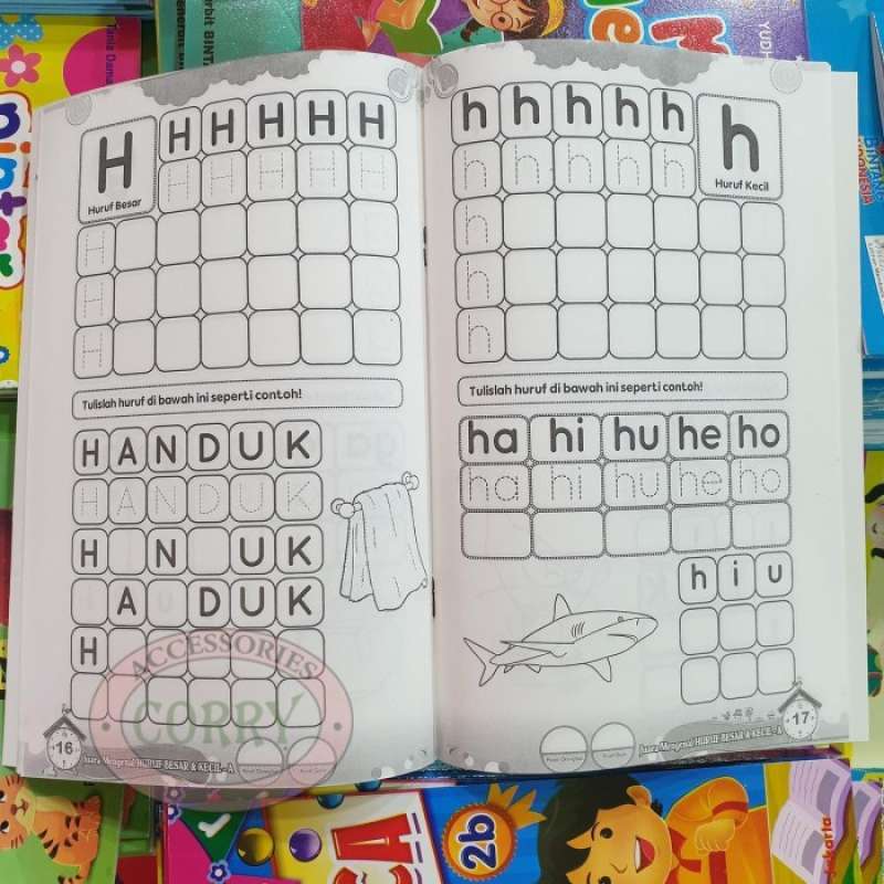 Promo Buku Belajar Anak Pintar Mengenal Menulis Huruf Besar Dan Kecil A ...