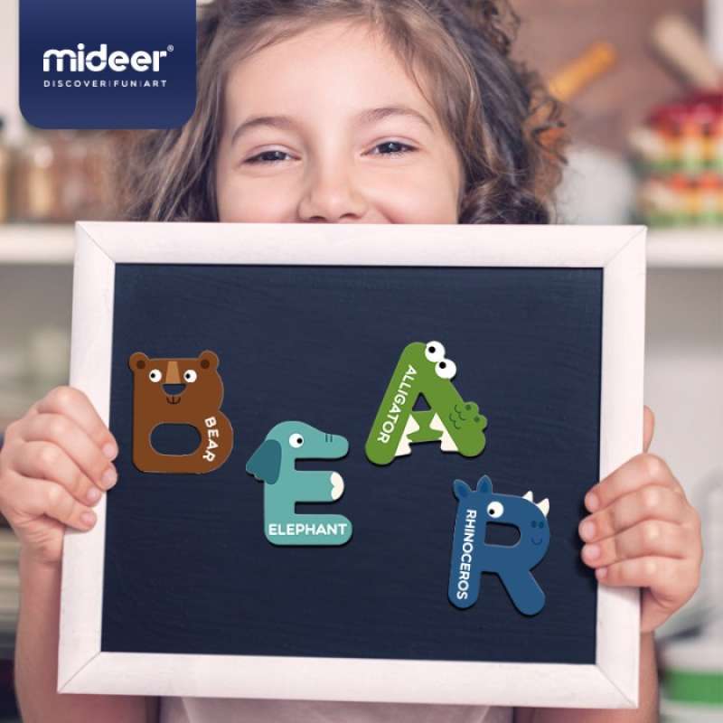 Promo Mideer Letter Magnet Mainan Magnet Alphabet Huruf Tempel Anak ...