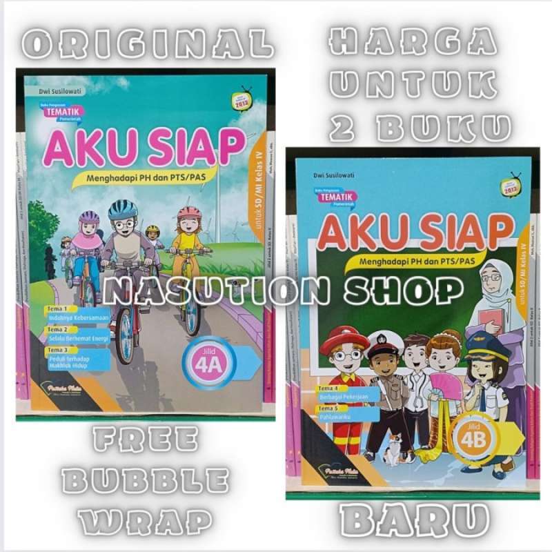 Promo Paket Buku Aku Siap 4A 4B Pustaka Mulia Kelas 4 SD Pengayaan Tematik Diskon 33% di Seller ...