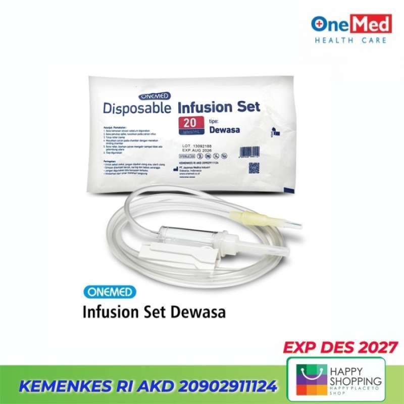 Promo Infuset Gea Dewasa/ Set Infus Gea Makro Per Box Diskon 33% Di ...