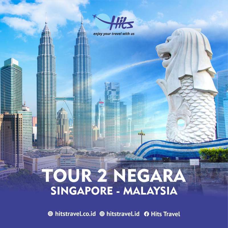 Jual Hits Travel - Paket Tour - 4d3n Tour 2 Negara (singapore ...