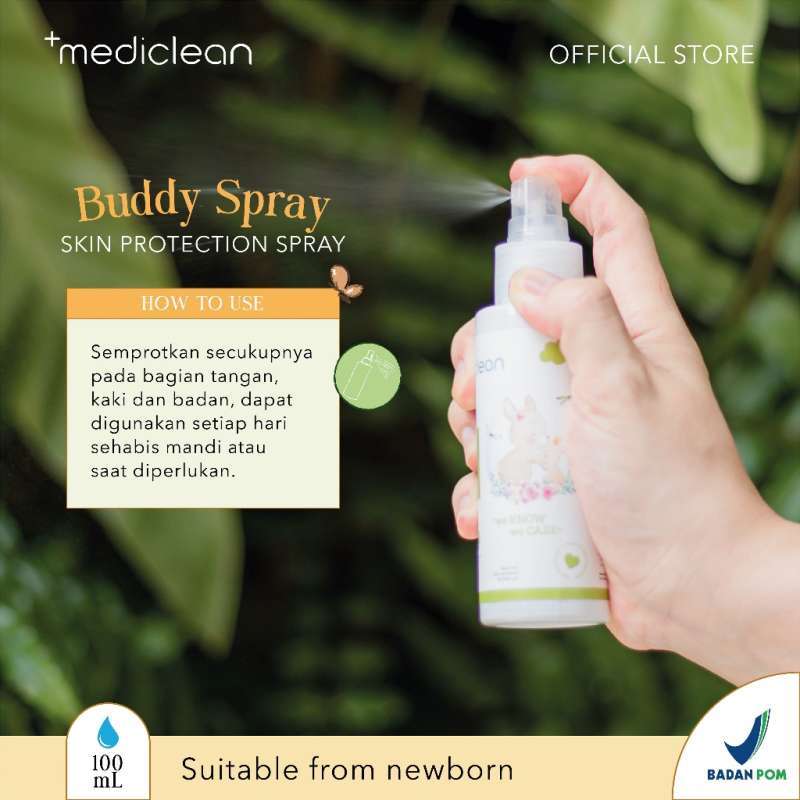 Promo Mediclean Buddy Spray 100ml - Skin Protection Spray Diskon 2% Di ...