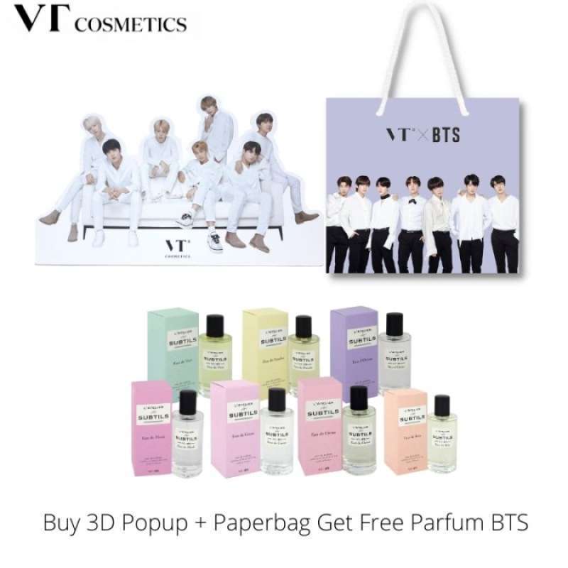 Jual [paperbag Big Bts] Get Parfum Vt Cosmetics X Bts L'atelier Des ...