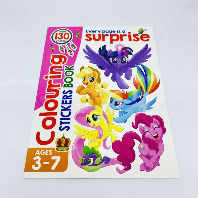 Promo Buku Mewarnai Anak Buku Sticker Activity Book Little Pony Diskon ...