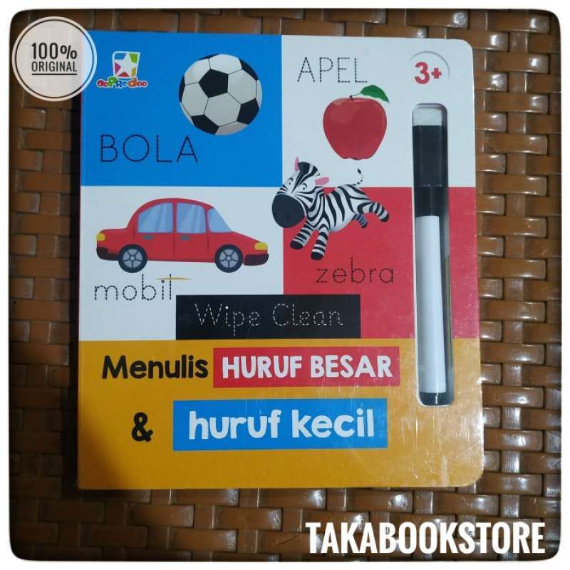 Promo Buku Anak Wipe Clean - Menulis Huruf Besar & Huruf Kecil Diskon ...