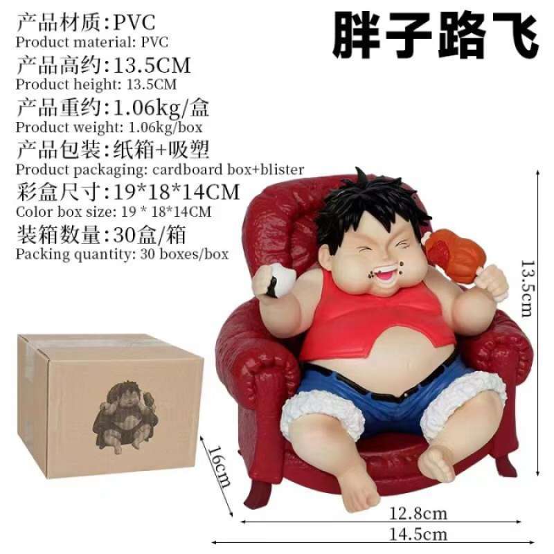 Promo FIGURE FAT LUFFY SANJI ZORO GEMOY CHIBI ONE PIECE - TOCKO99 ...