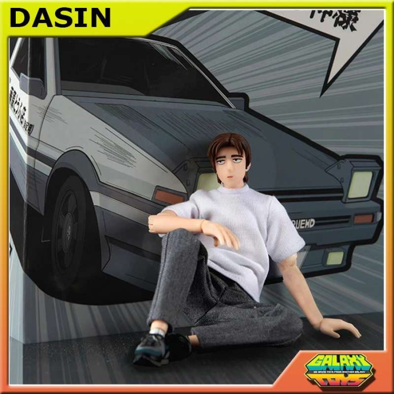 Promo DASIN MODEL INITIAL D FUJIWARA TAKUMI ACTION FIGURE 1/10 ...