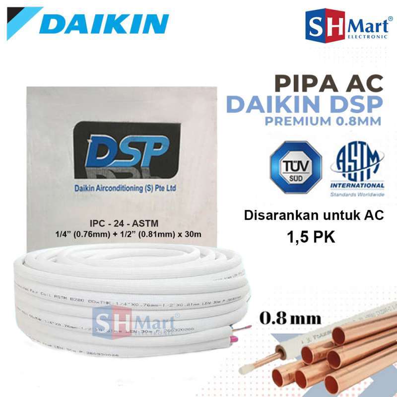 Jual Pipa Ac Daikin Dsp 1/4 - 1/2 Ipc-24-astm / Ipc24astm (ac 1,5 - 2 Pk) Original Daikin Di ...