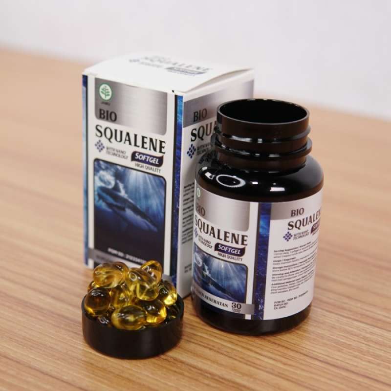 Promo Bio Squalene Softgel - Minyak Hati Ikan Hiu With Nano Technology ...