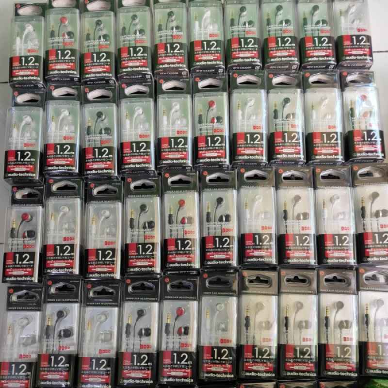 Promo Earphone Audio Technica Ath Ck333k 100% Headset Premium Bass ...