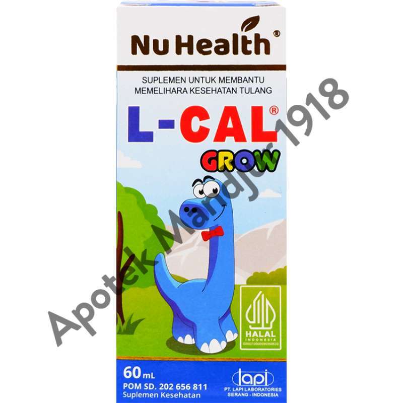 Jual Nu Health L-cal Grow 60 Ml - Suplemen Kesehatan Tulang Anak Di ...