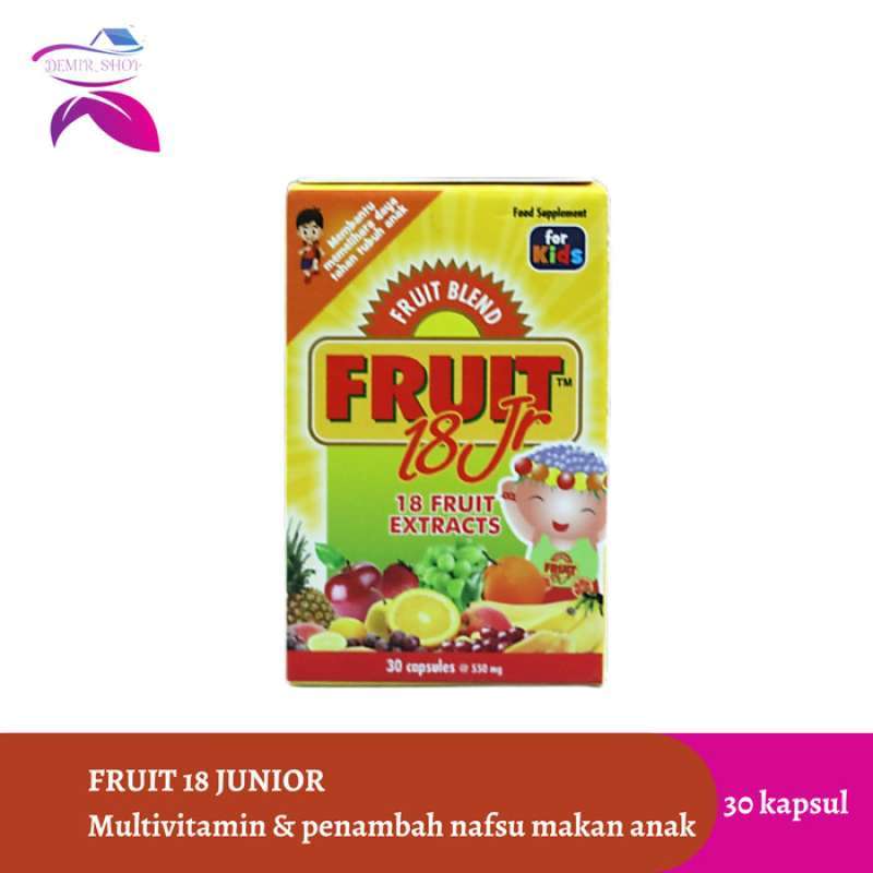 Promo Fruit 18 Junior Ekstrak 18 Jenis Buah-buahan / Suplemen Anak 30 ...