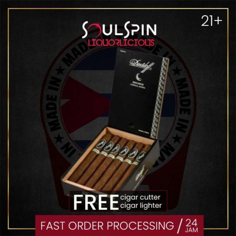 Jual Davidoff Escurio Corona Gorda Ce Eun 12's [ Box Of 12 Sticks ...