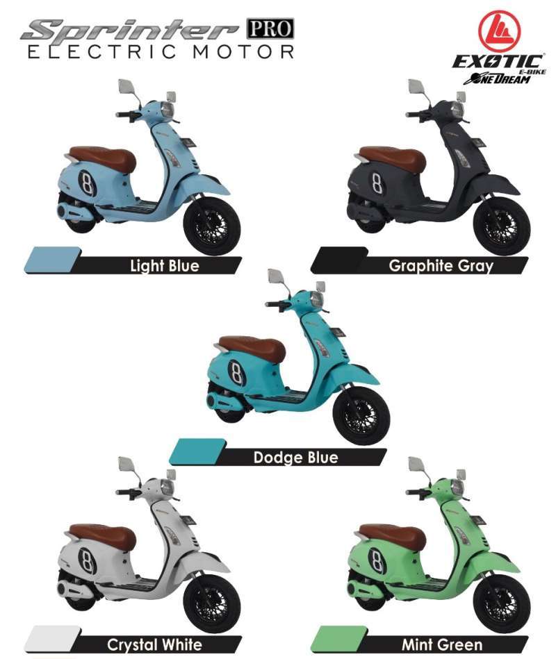 Jual Motor Listrik Exotic Sprinter Pro 60v/12ah Terbaru Di Seller Obong ...