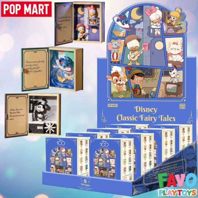 Promo Pop Mart Disney 100 Classic Fairy Tales Series Figure - Full Set ...